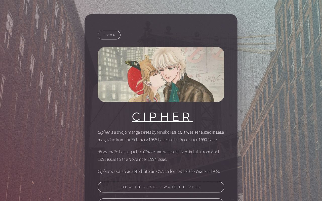 Cipher